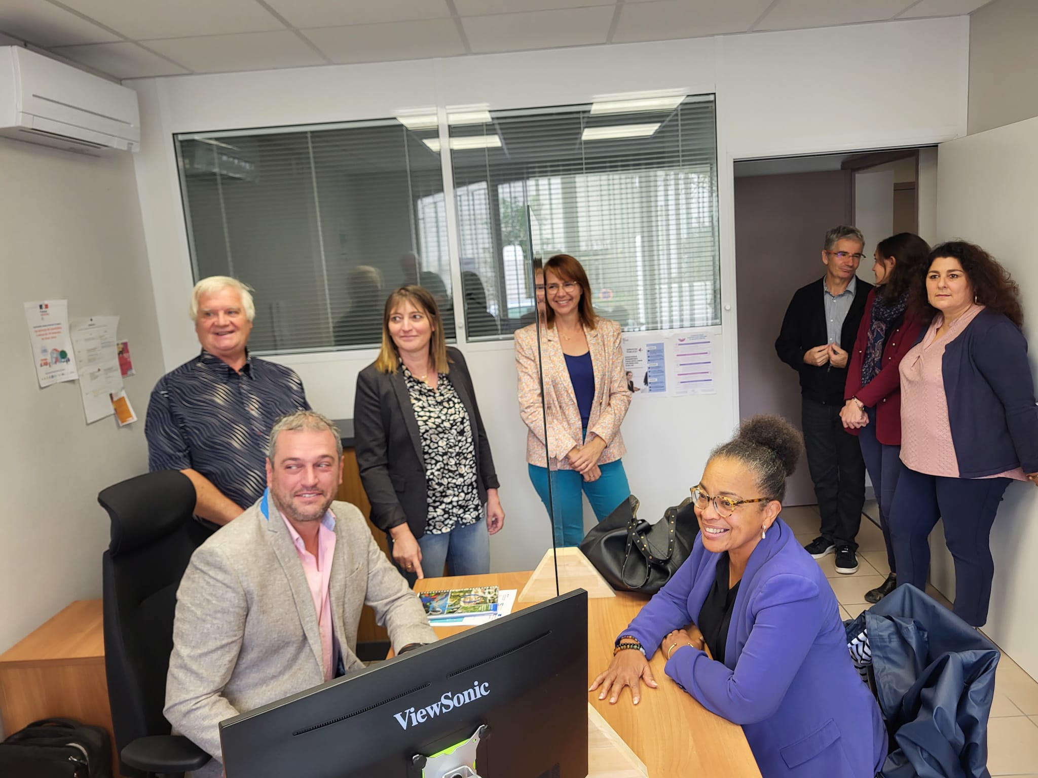 Mme Patricia Valma, Sous-Préfète de Largentière en visite officielle à ...