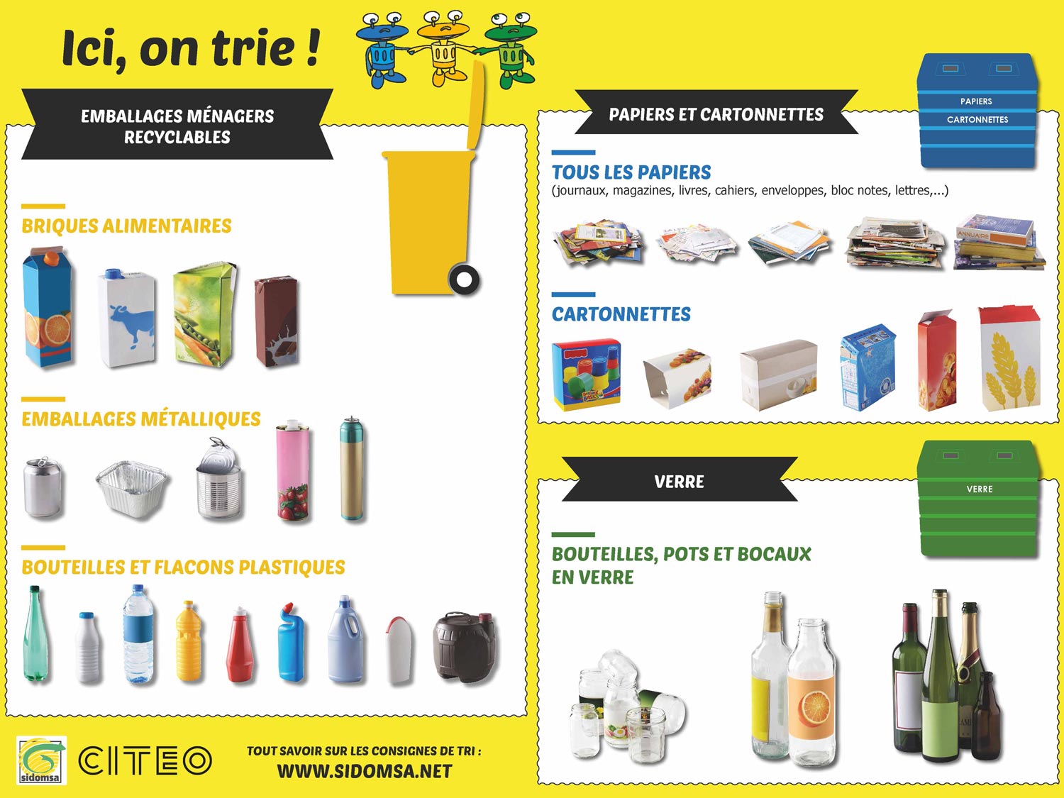 Ordures ménagères et Tri sélectif